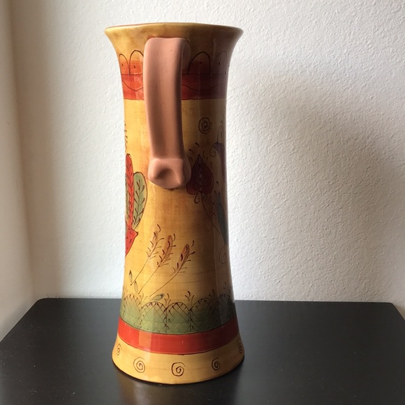 napco | Art | Napco Art Deco Pottery Yellow Green Painted Rooster And ...